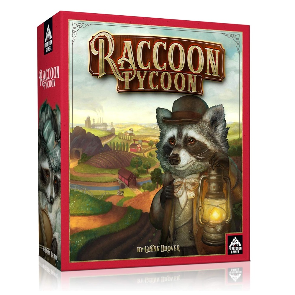 New FORBIDDEN GAMES RACOON TYCOON BOARD GAME - Own4Less